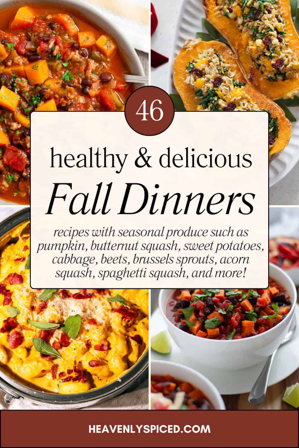 47+ Fall Dishes for Dinner Featuring Seasonal Ingredients | Heavenly Spiced
