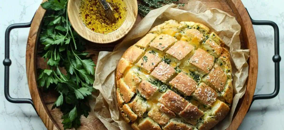 Stuffed Garlic Bread Recipe Easy And Cheesy Heavenly Spiced