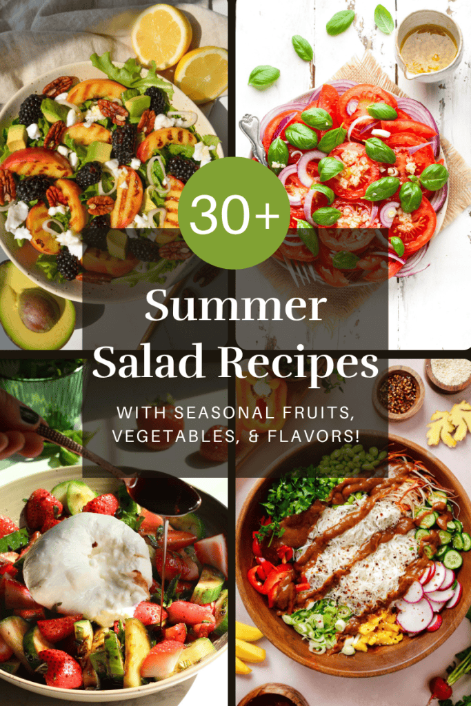 31+ Summer Salad Recipes with Seasonal Produce | Heavenly Spiced